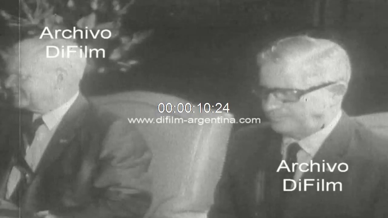 Juan Carlos Ongania se reune con autoridades en la Casa Rosada 1967 ...