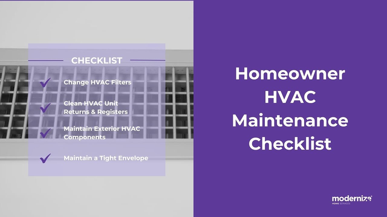 Essential HVAC Maintenance Tips for Homeowners | Air Conditioner ...