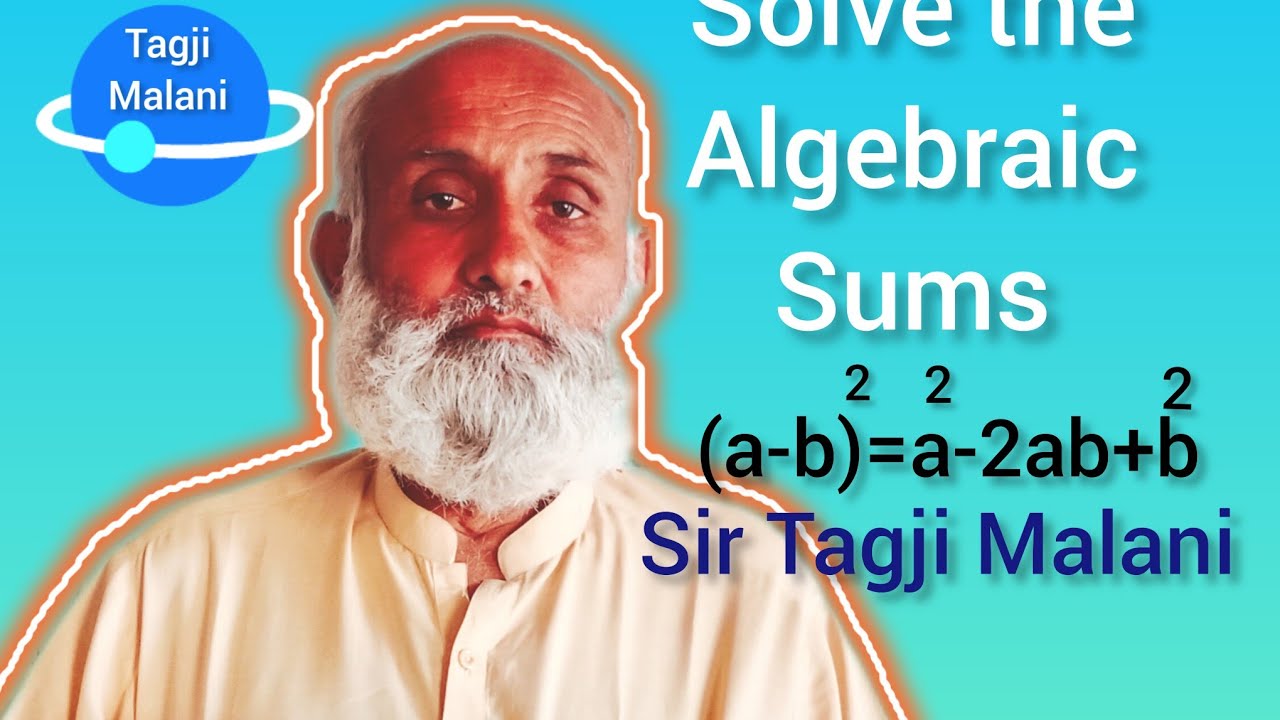 Solve algebraic sums by formulae 02. - YouTube
