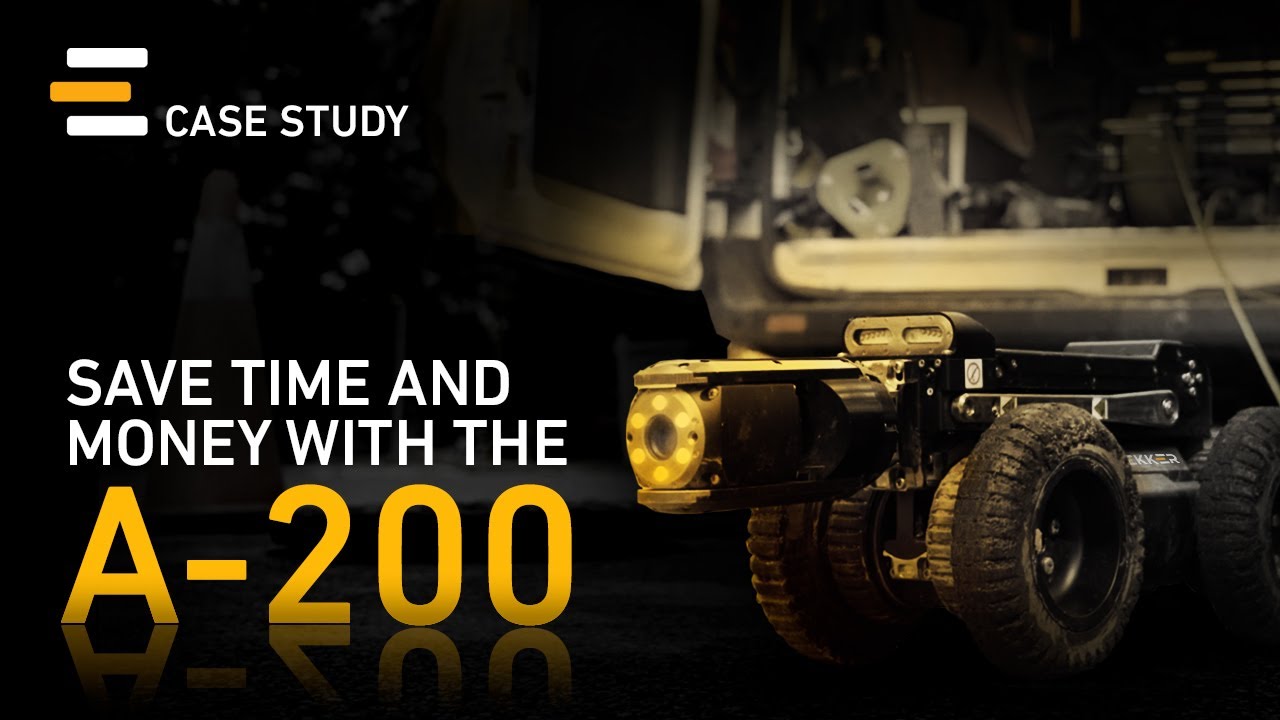 Post Construction Pipe Inspections with the A-200 | Pipe Trekker - YouTube