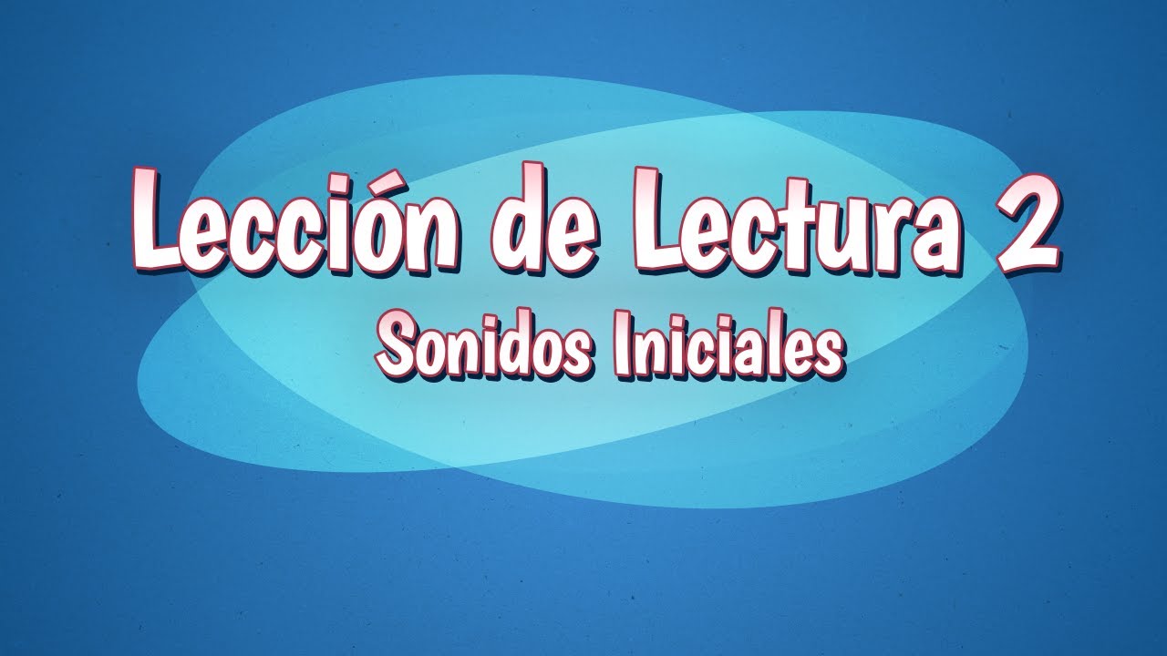 Preparándose para el Kindergarten: Lección 2 de Lectura - YouTube