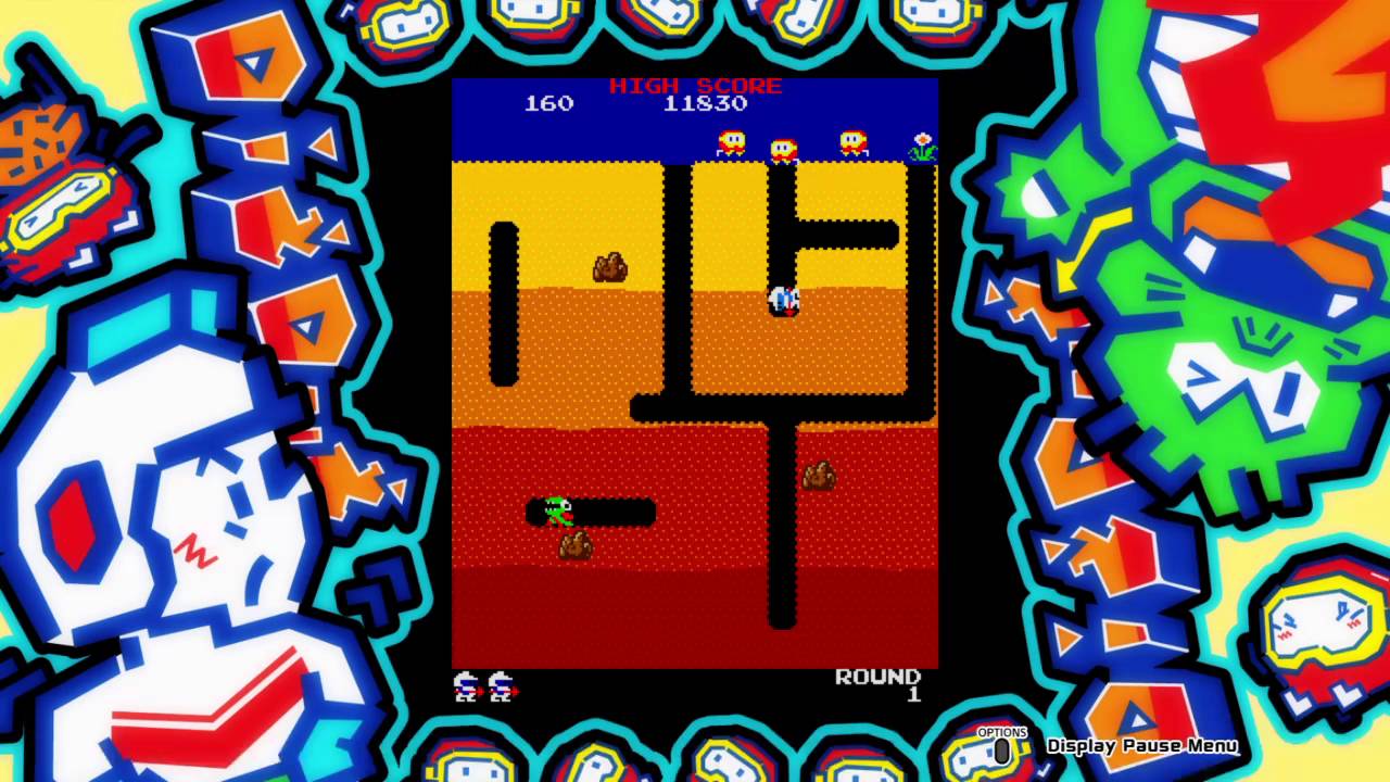 Arcade Game Series: Dig Dug - Rock and Roll trophy / 4 Enemies trophy ...