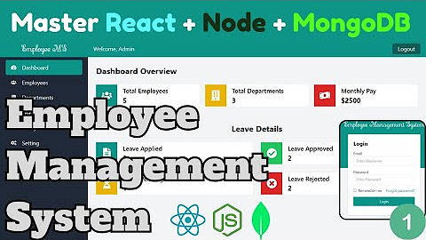 Master React + Node + MongoDB with Employee Management System Project - YouTube