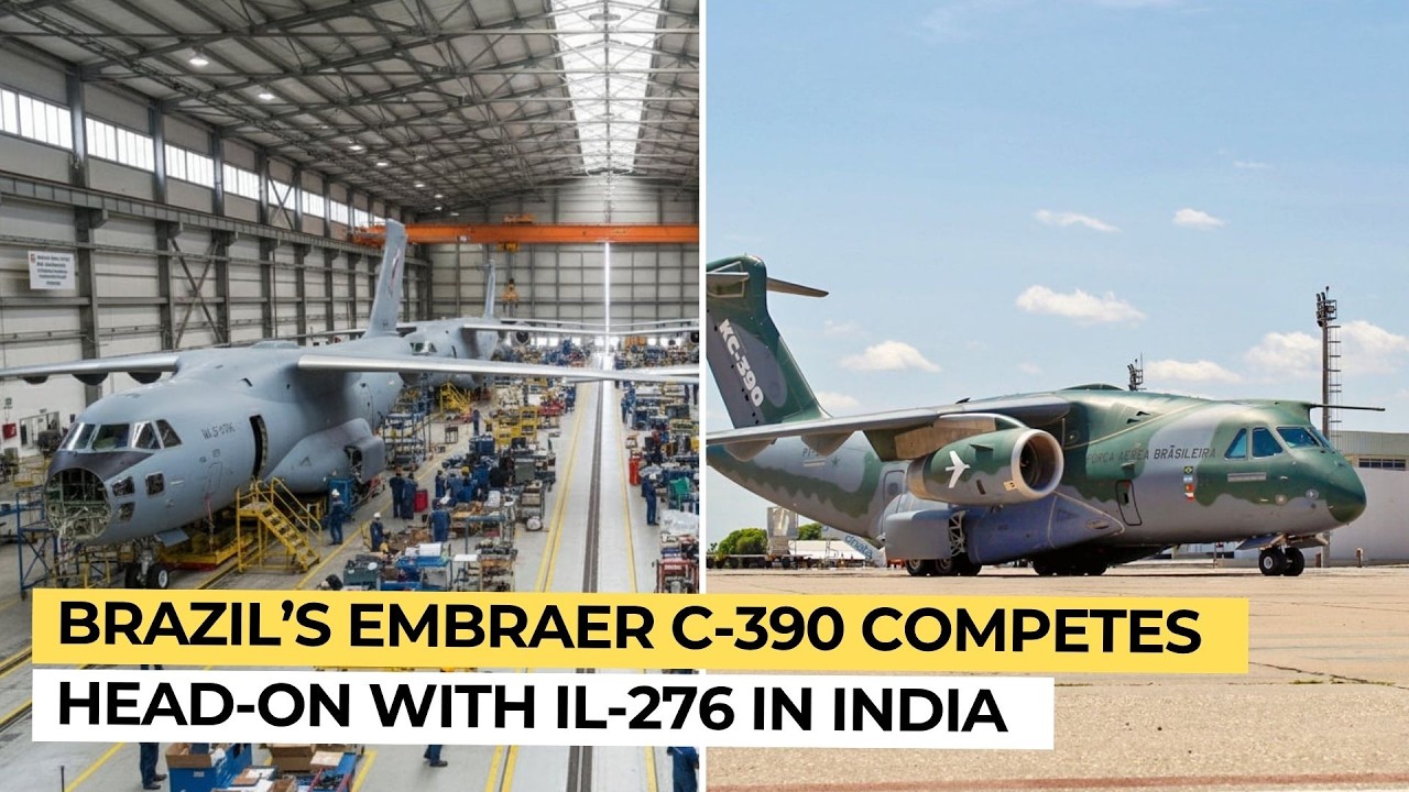 Embraer’s C-390 Takes on IL-276 with India-Focused Production Program ...