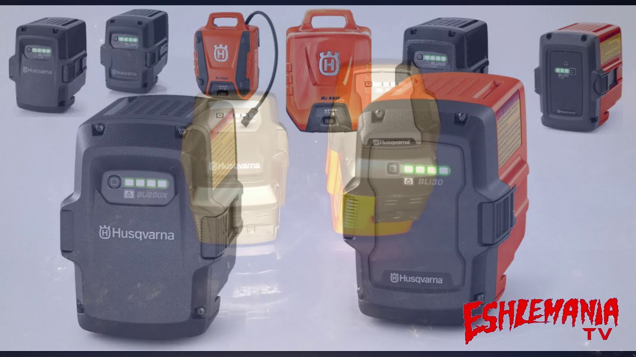 New Batteries From Husqvarna! Bli30 and Bli200X - YouTube