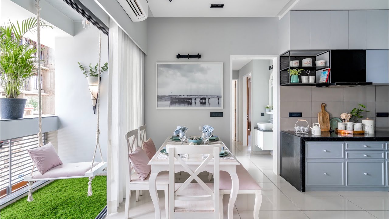 Sample Flat Design By Misa Architects #sampleflat - YouTube