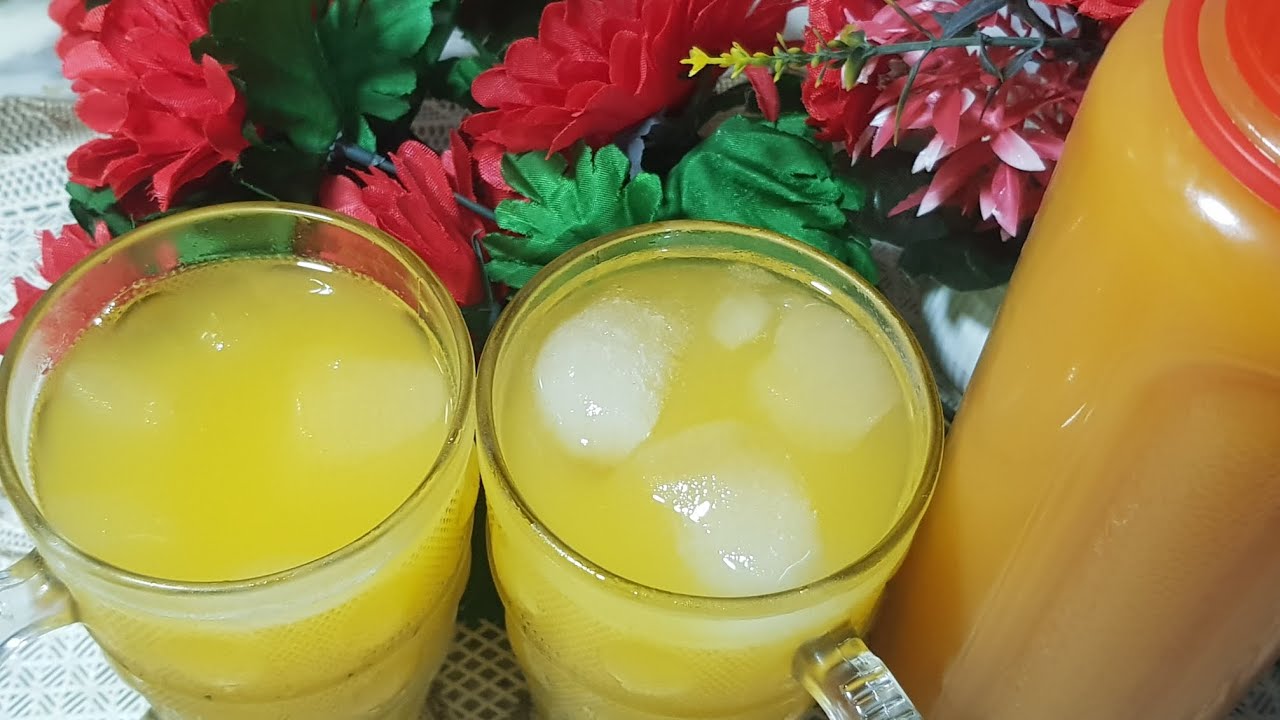 Mango Squash Recipe || easy recipe ||#cooking with Fatima - YouTube