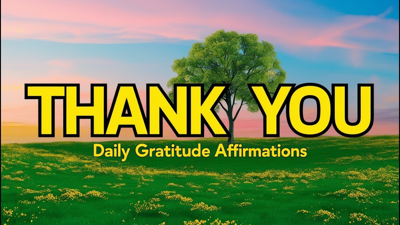 Thank You Morning Affirmations - Daily Gratitude Affirmations ...