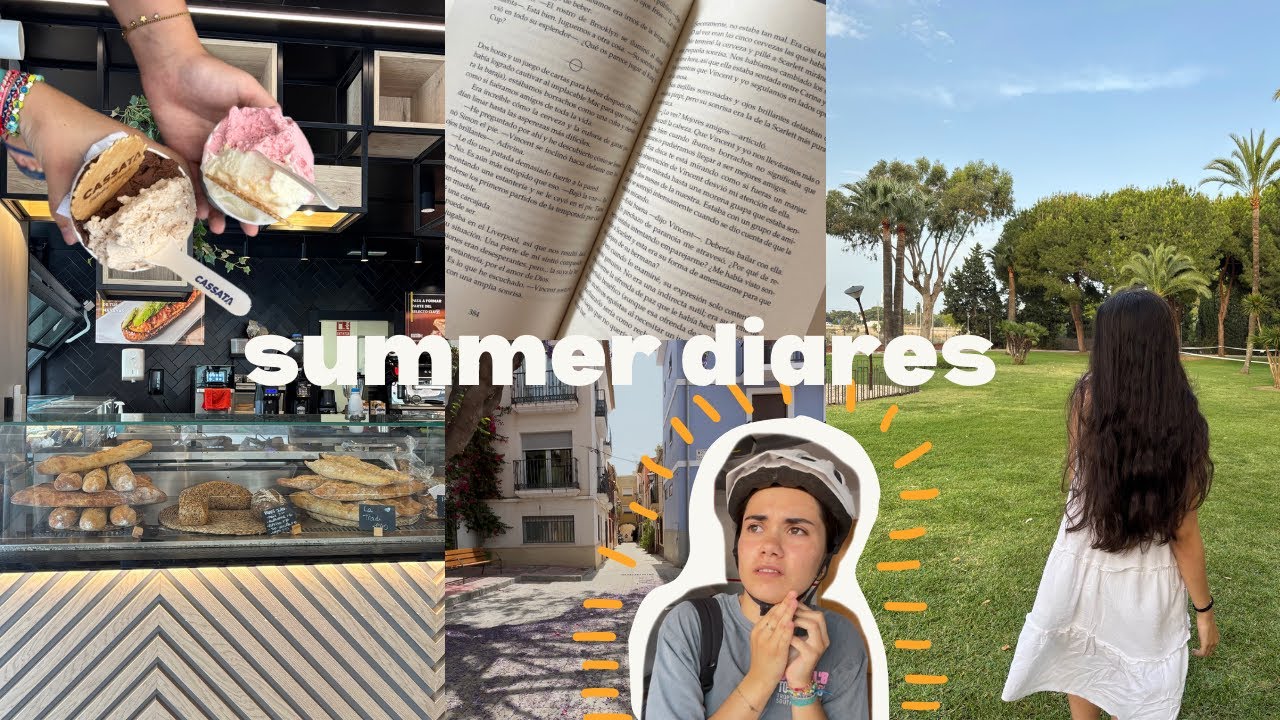 11 de junio ( bici, libros y cafetería) - summer diares ep2 - YouTube