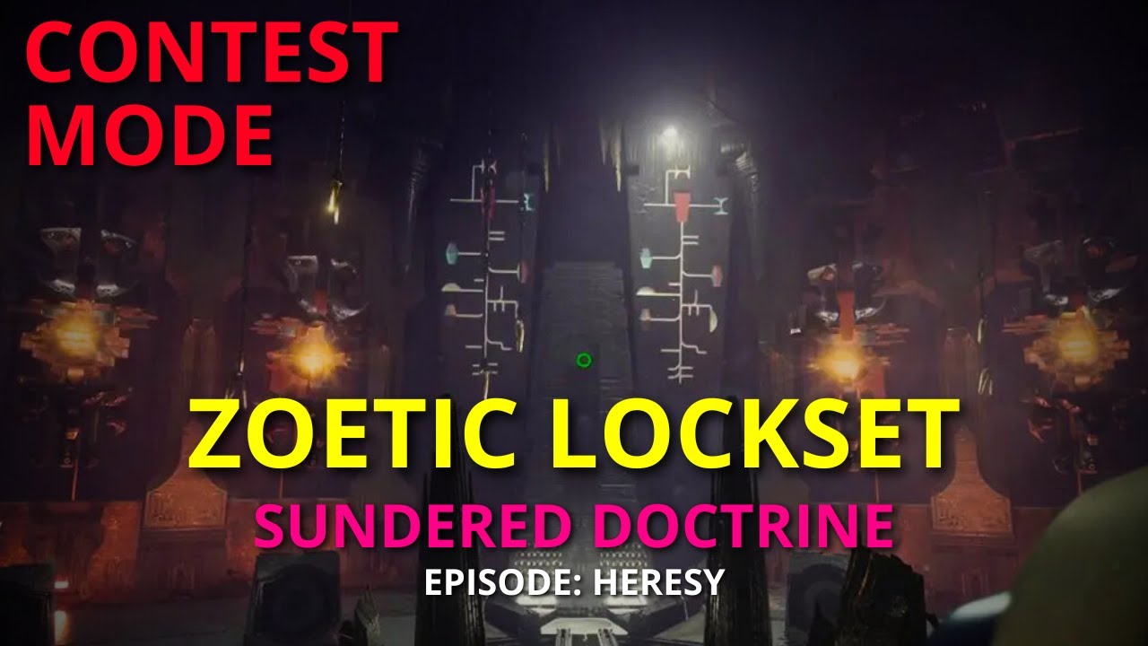 Zoetic Lockset Boss Fight *CONTEST* Sundered Doctrine Dungeon | Destiny ...