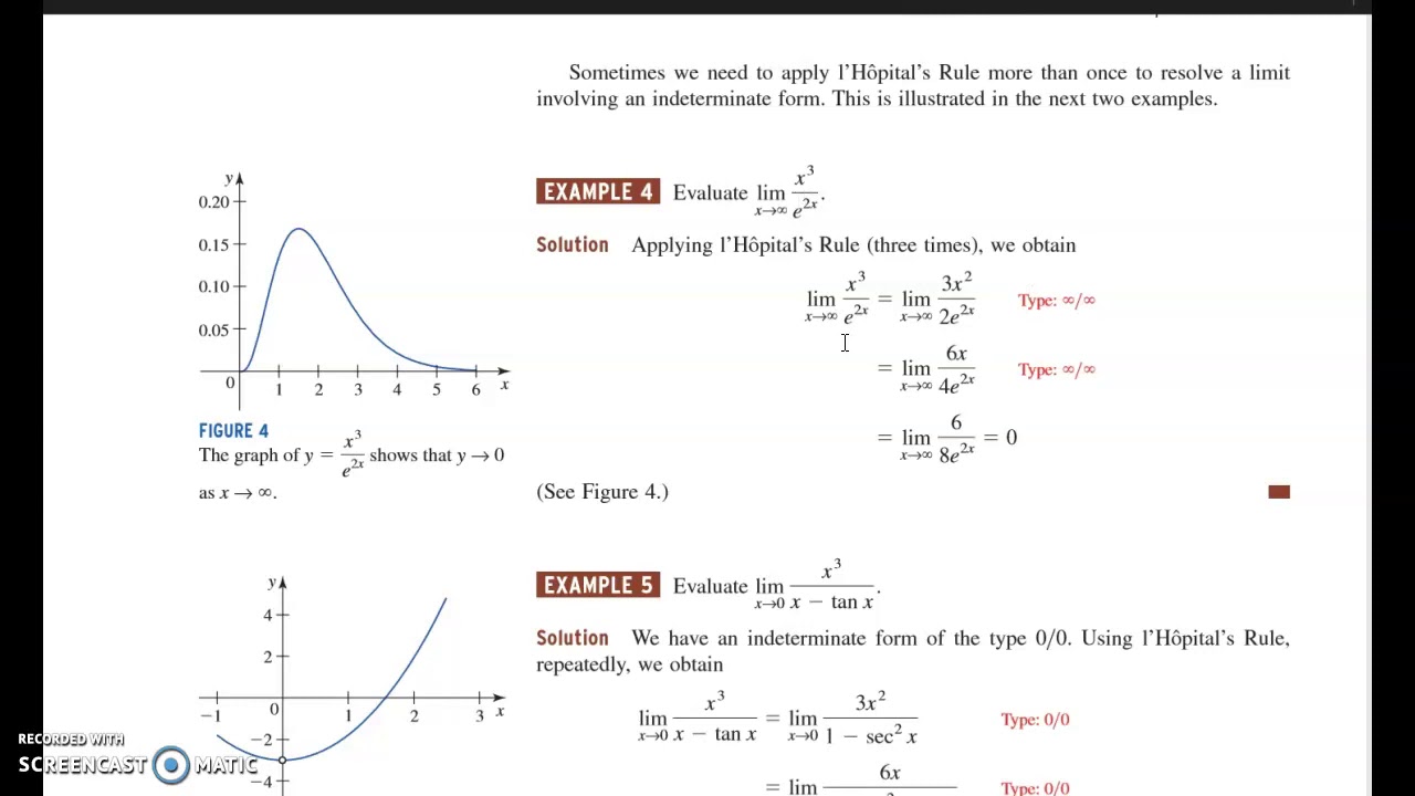 Indeterminate forms problems - YouTube