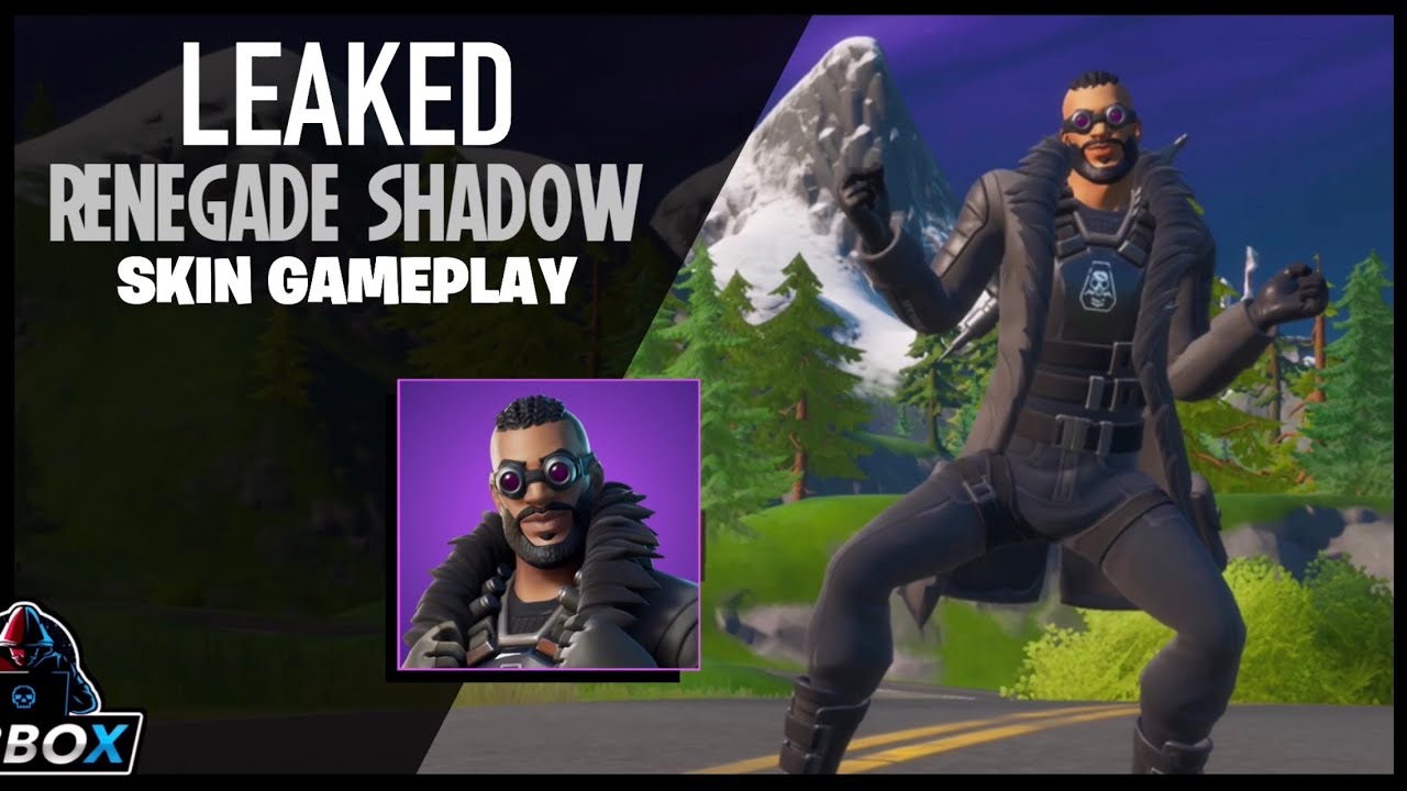 LEAKED “RENEGADE SHADOW” SKIN GAMEPLAY!!! - Fortnite Battle Royale ...
