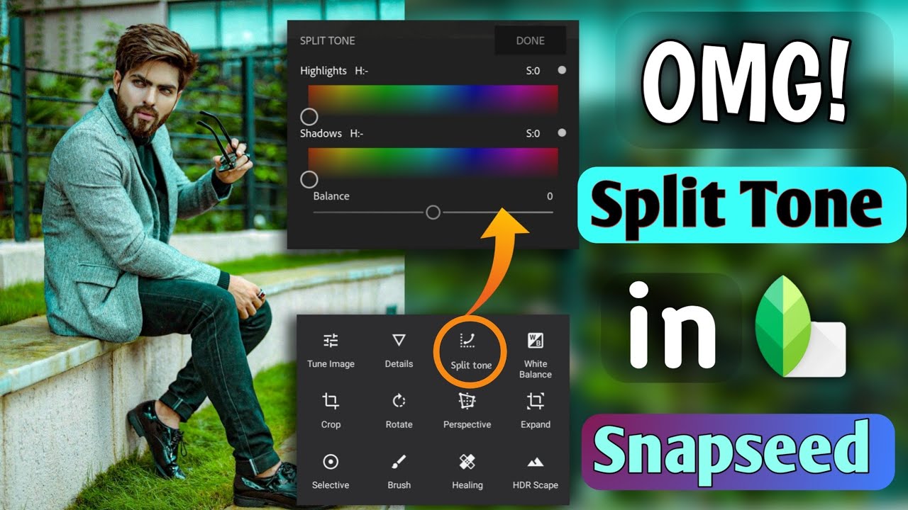 Now ! Split Tone in Snapseed😱 | Snapseed Editing Tricks 2020| MR RAZZ ...