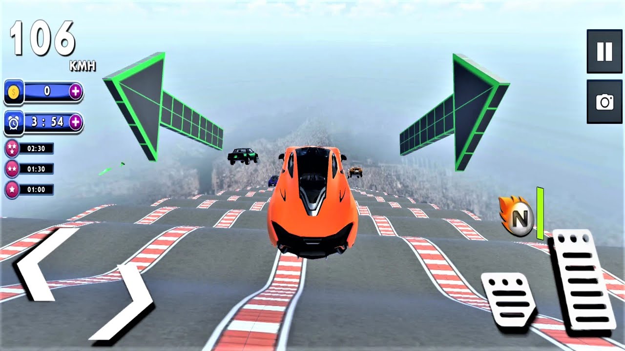 🚗Car Games #28 - Ramp Car Jump Stunts #1 - Car Jumping Game - Android ...