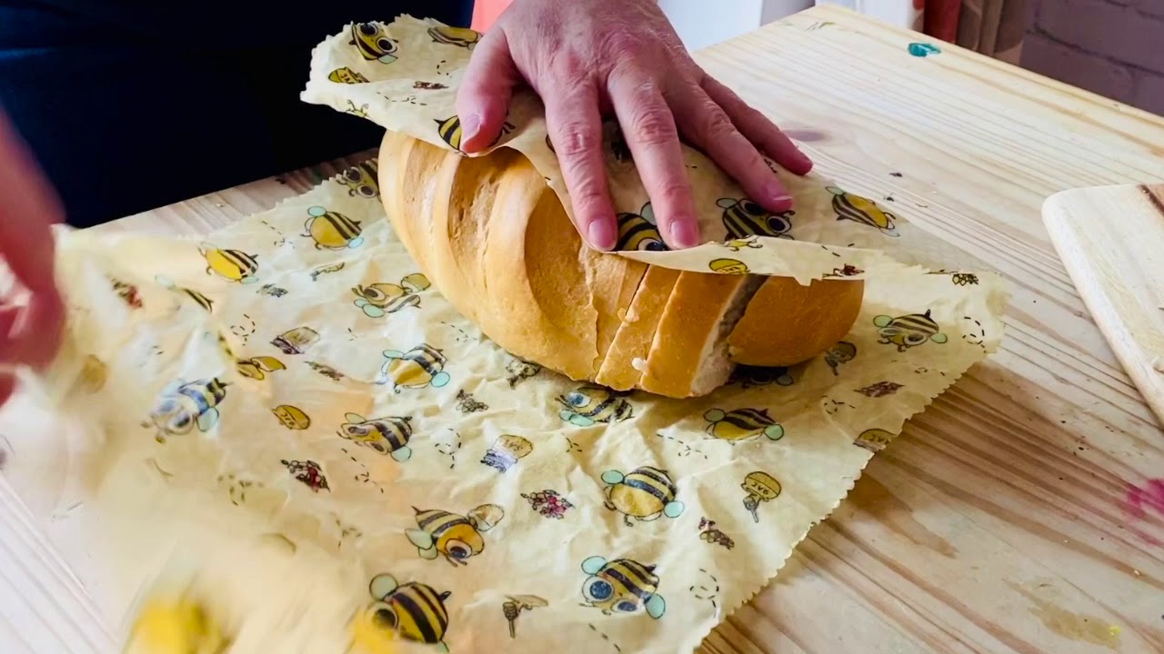 How Archie Living Beeswax Food Wrap works. - YouTube