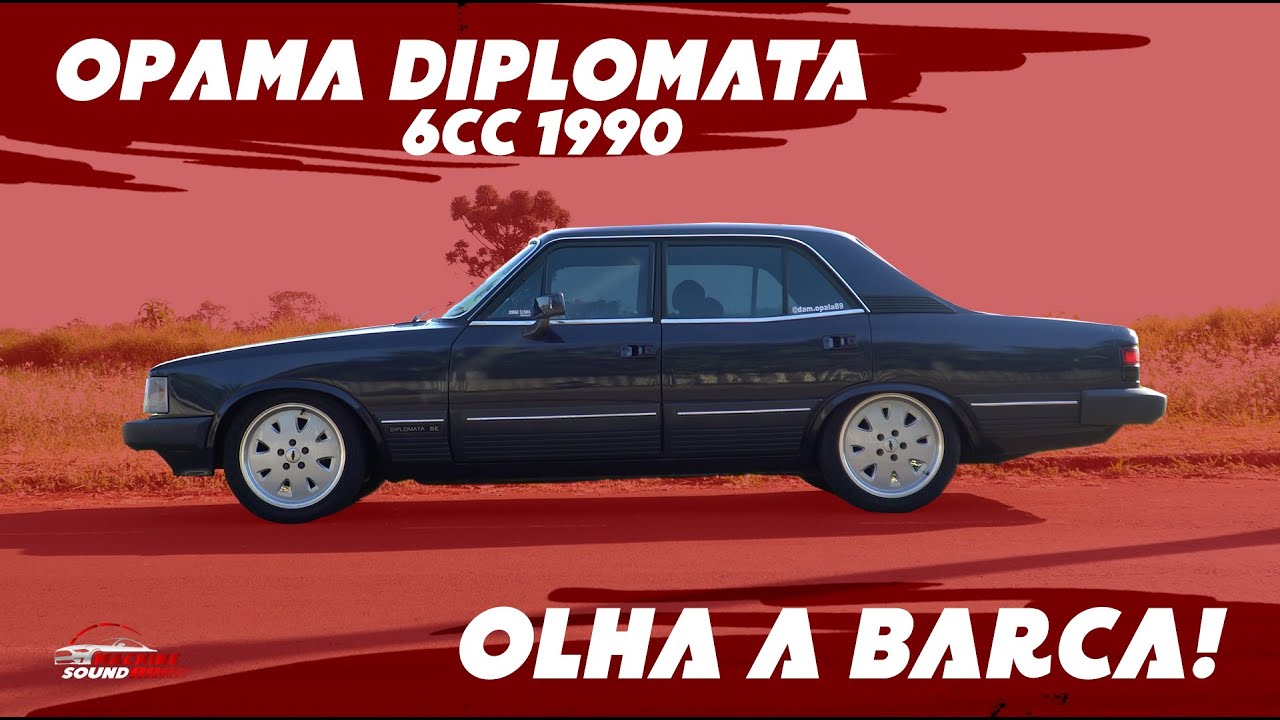 Olha essa barca! Opala Diplomata 1990 | Machine Sound Details - Ep. 198 ...