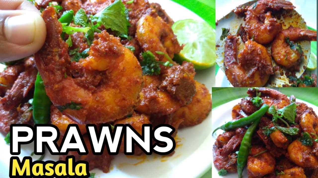 Prawns Masala Recipe | How to make Prawns Masala at home | झिंगा मसाला ...