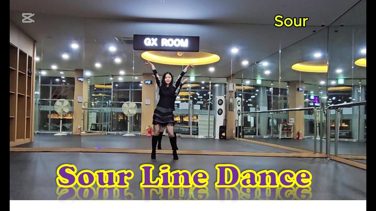 Sour Line Dance l 사우어 라인댄스 l Linedance l Absolute Beginner #sour # ...