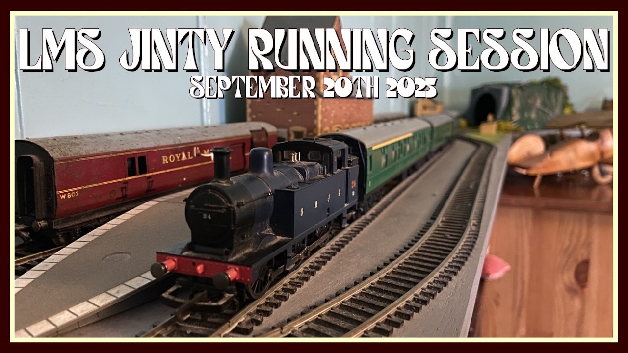 WonterRail - Salcombe Model Railway: Running Session with LMS Class 3F ...