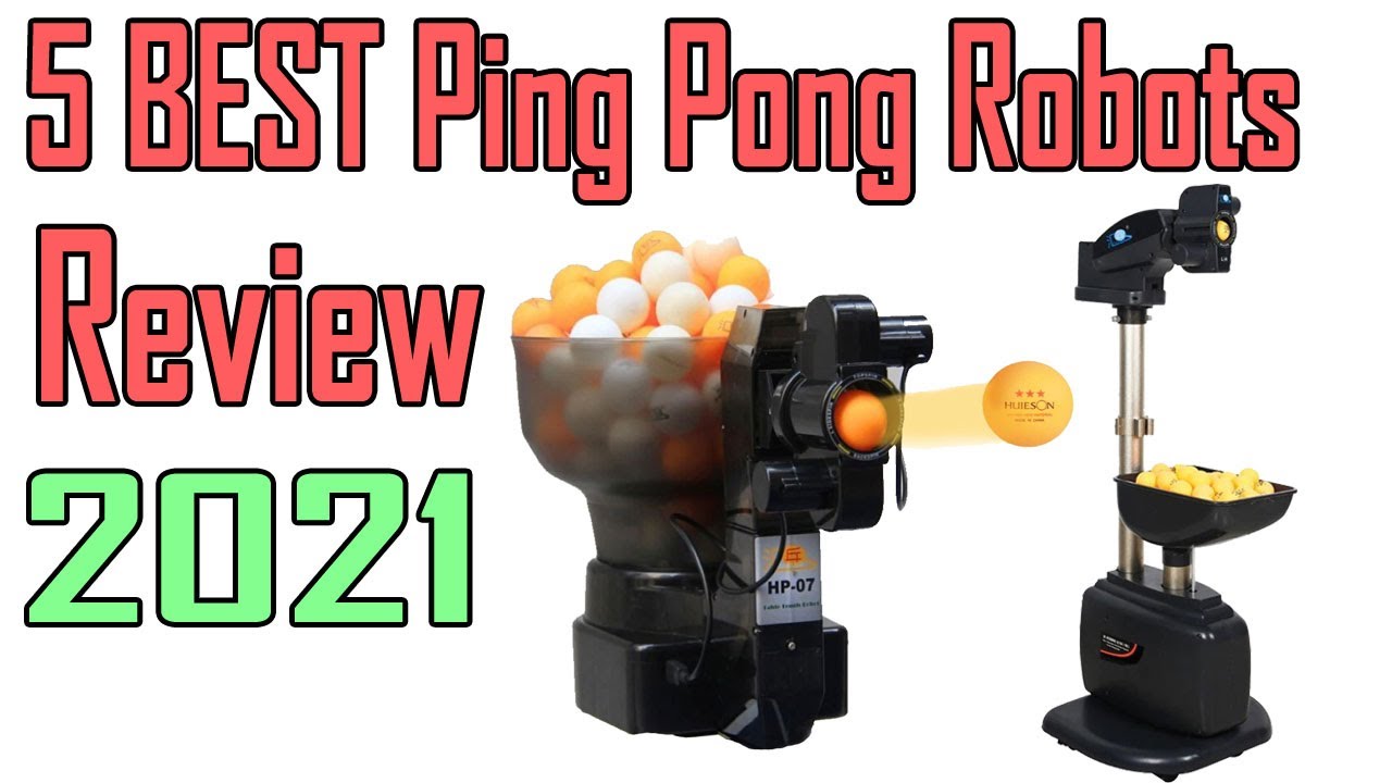 5 Best Ping Pong Robots Review 2021 - YouTube