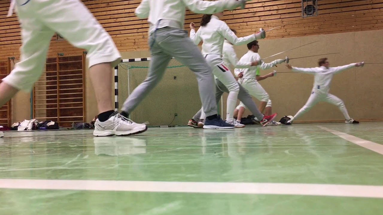 Fechten beim Allgemeinen Hochschulsport - YouTube