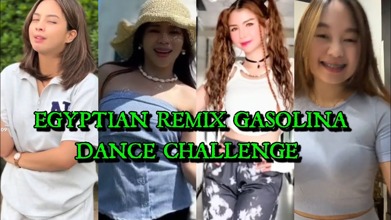EGYPTIAN REMIX GASOLINA DANCE CHALLENGE || TIKTOK COMPILATION - YouTube