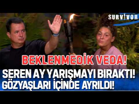Survivor Seren Ay Yarışmayı Bıraktı! Ağlayarak Adayı Terketti! Serenay Neden Ayrıldı? Şok Veda!