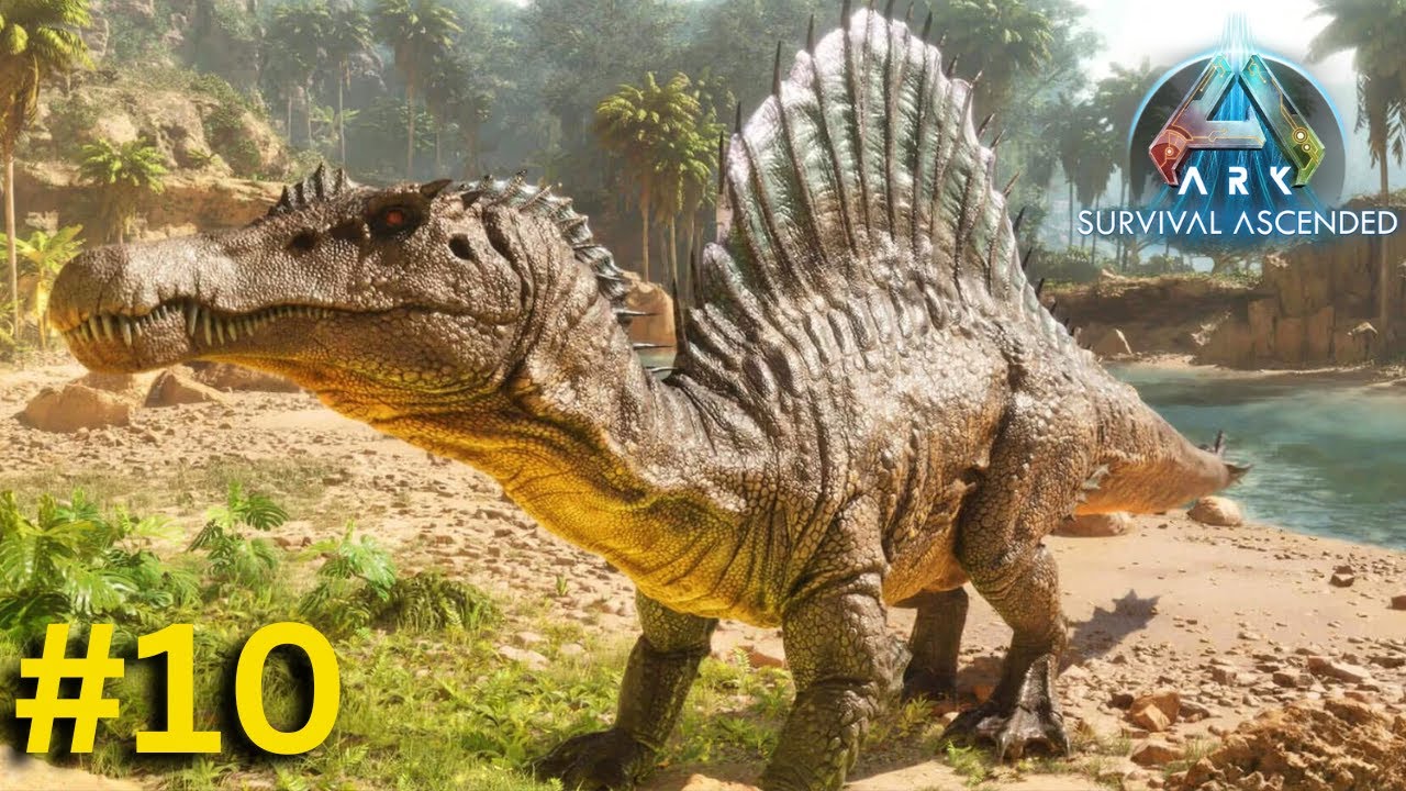 I Tamed High Level Daddy Spinosaurus 😍😍😍 : Ark: Survival Ascended ...