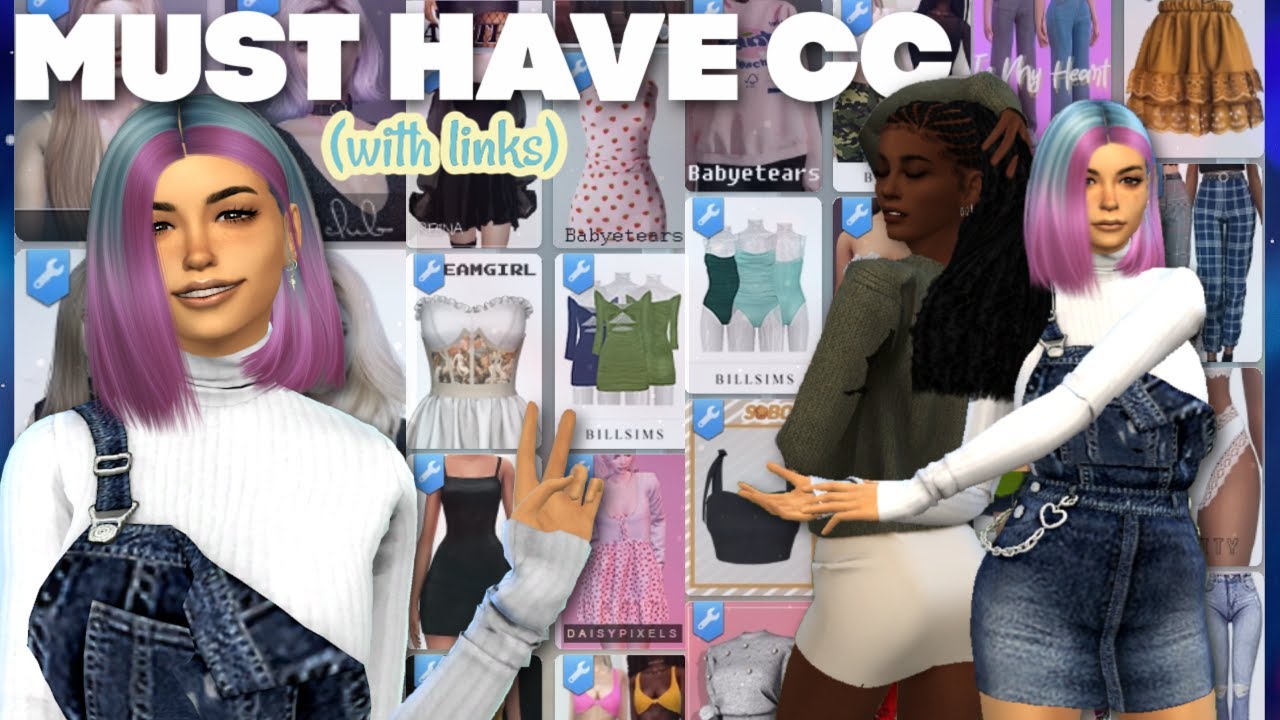 Come CC Shopping With Me (with LINKS!) | Must have alpha Custom Content ...