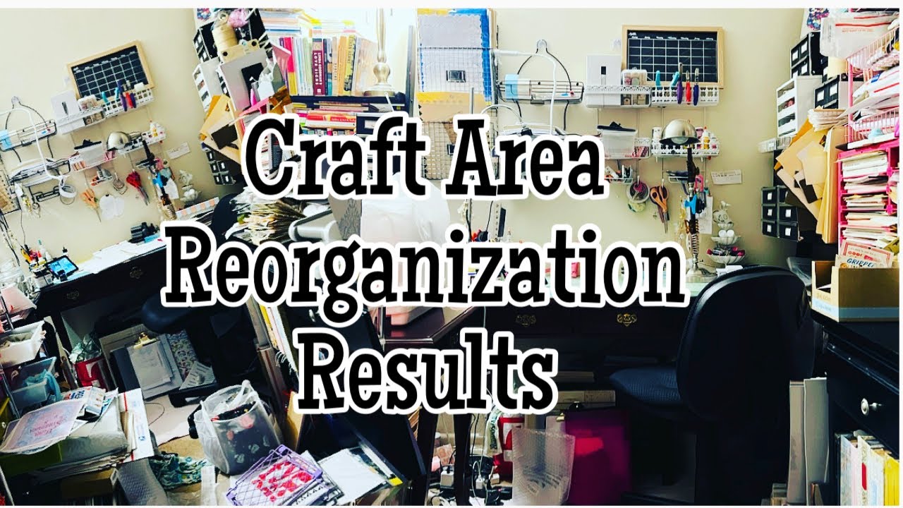 The End Result | Craft Area Reveal!! | Lace Covered Skies - YouTube