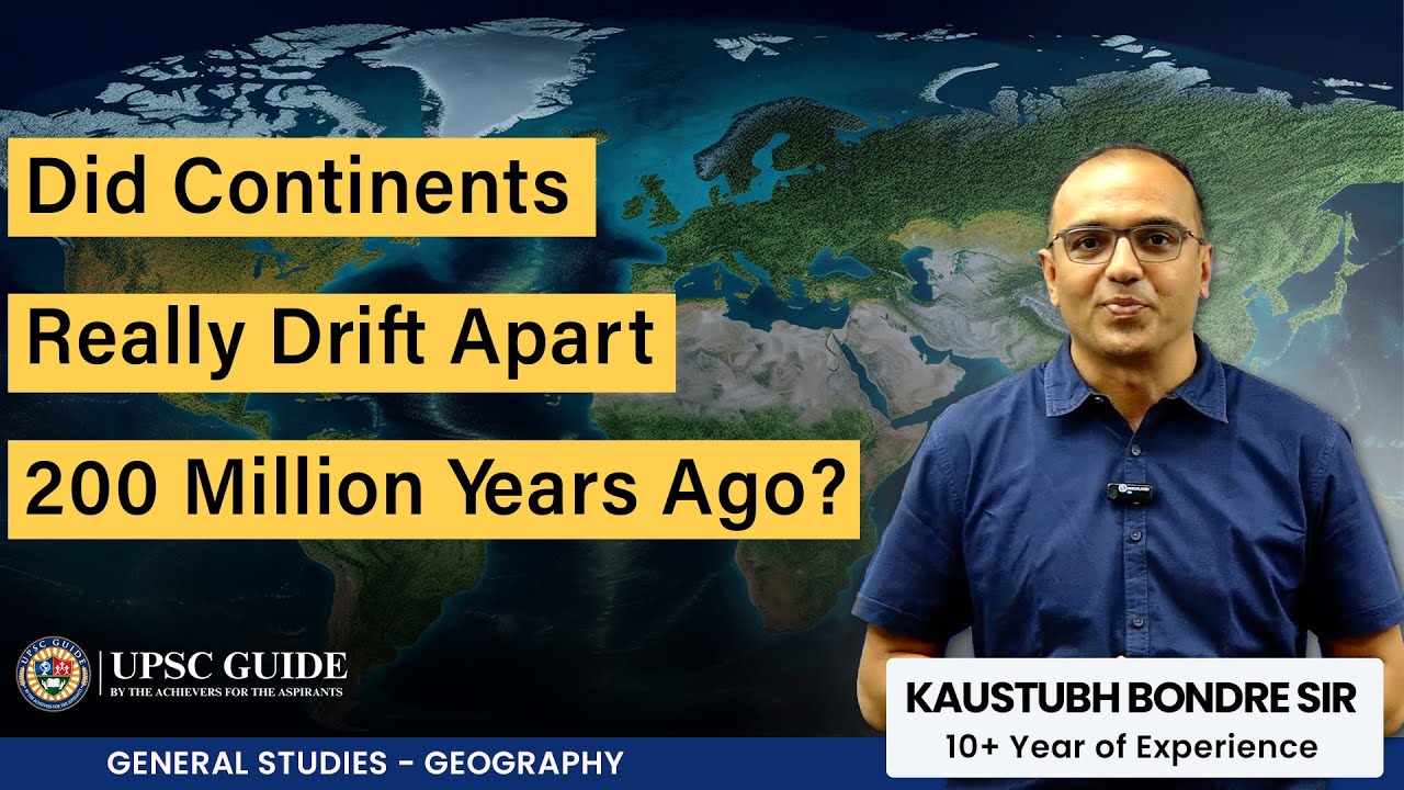 Continental Drift Theory Explained | Alfred Wegener's Hypothesis | UPSC Guide - YouTube