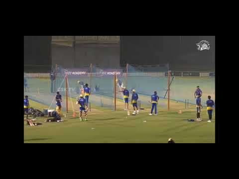 MSD || RAINA || DEEPAK || sixes || Big hit || CSK DUBAI PRACTISE AUG ...