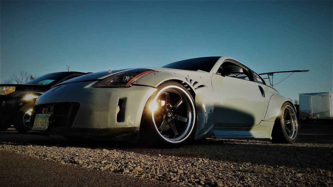 Building Widebody Turbo Nissan 350Z in 3 Minutes - YouTube