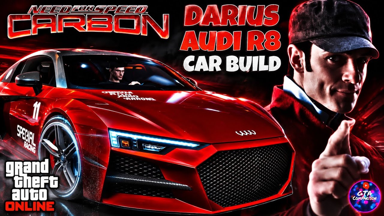 GTA V - Need For Speed Carbon Darius Audi R8 Car Build - YouTube