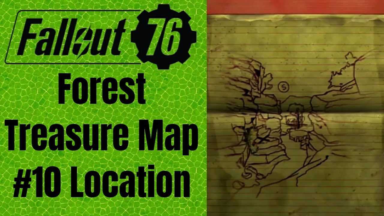 Forest Treasure Map #10 Location - YouTube