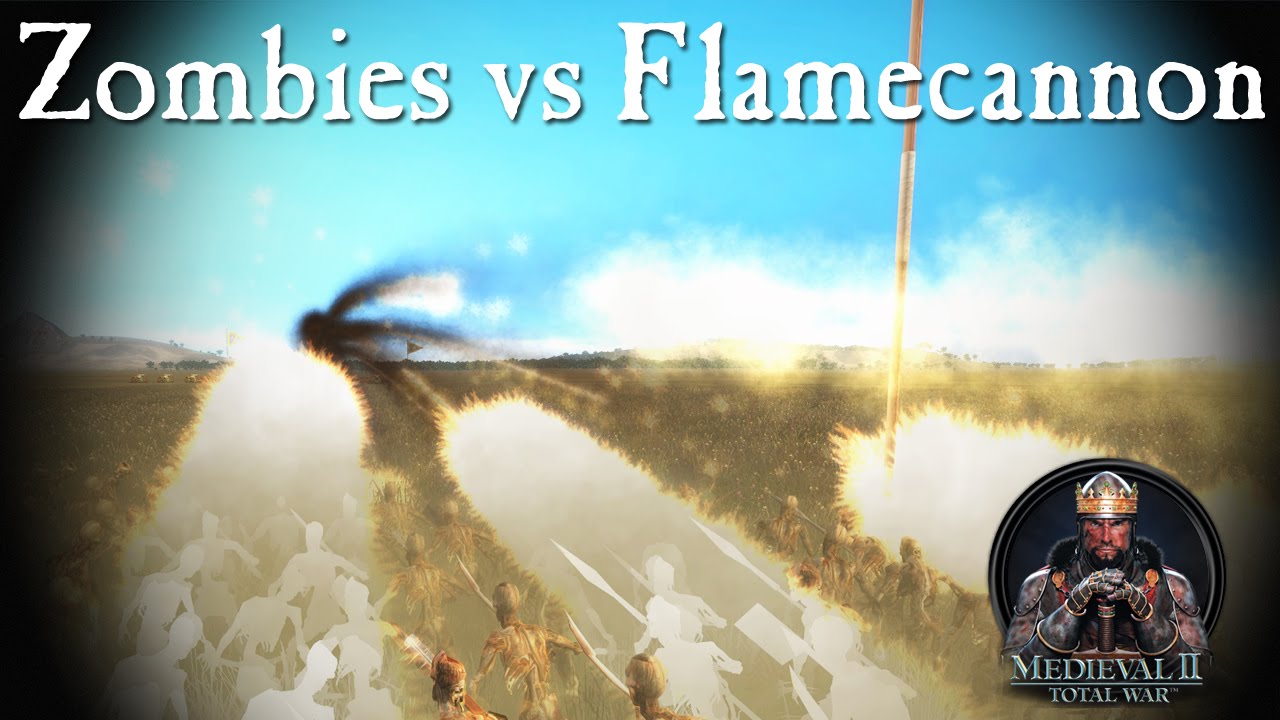 5000 Zombies vs Dwarf Flame Cannon - Call of Warhammer - Medieval 2 ...