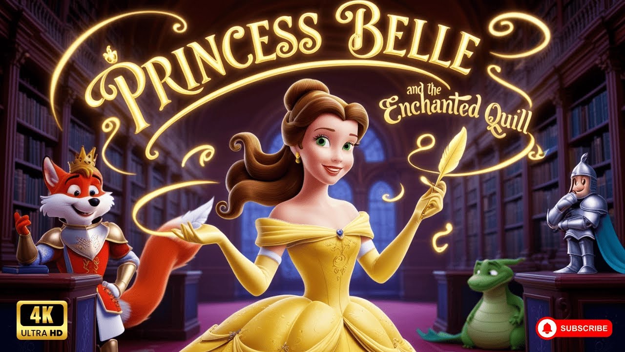 Princess Bedtime Story in English | Princess Belle and the Enchanted ...