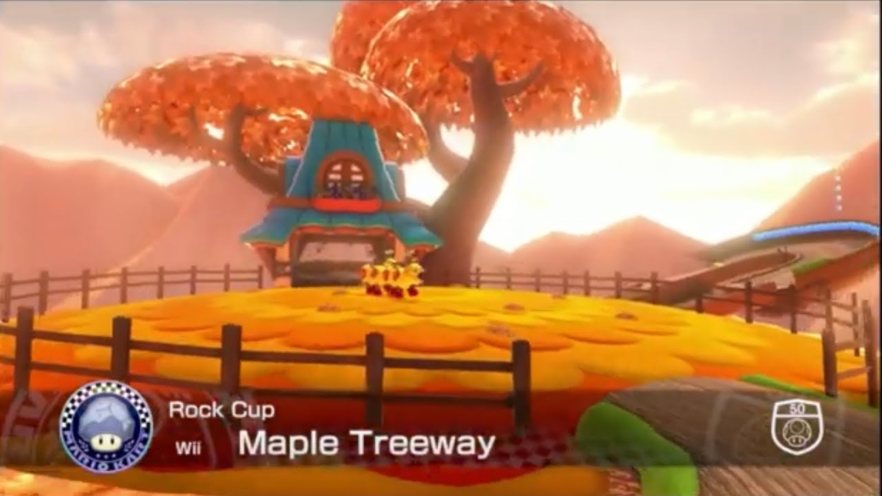 Mario Kart 8 Deluxe - Maple Treeway 50cc - YouTube