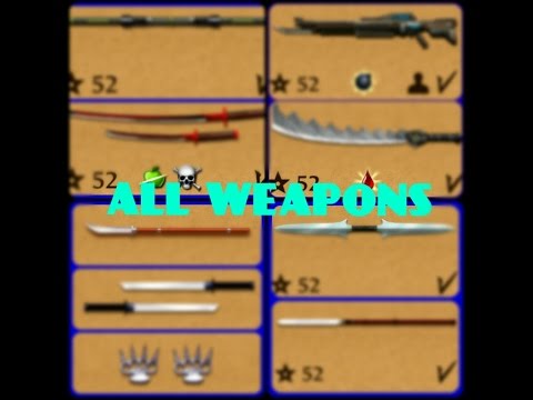 Shadow Fight 2 - All weapons - Toutes les armes - YouTube