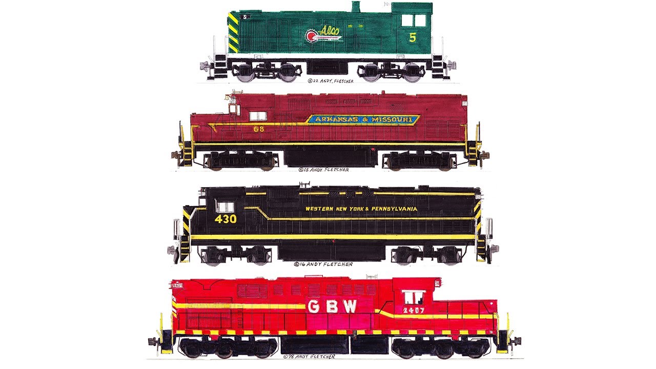 "Alcos From Schenectady" Music Video by Andy Fletcher #Railroads # ...