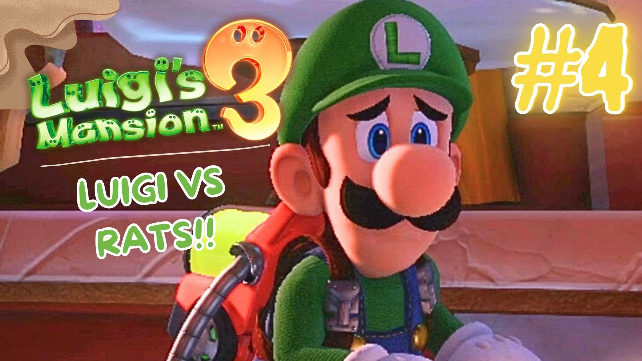 LUIGI VS RATS!!💚| Luigi's Mansion 3 Episode 4 - YouTube
