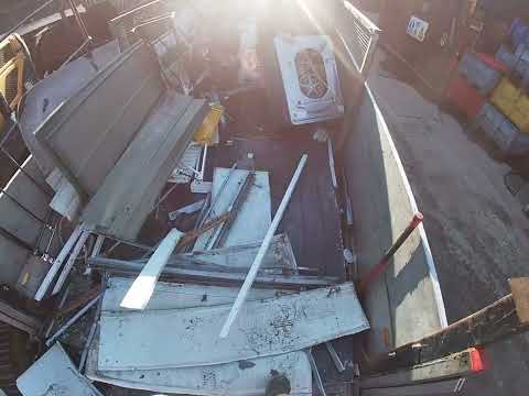 Stripping and recycling at the yard 