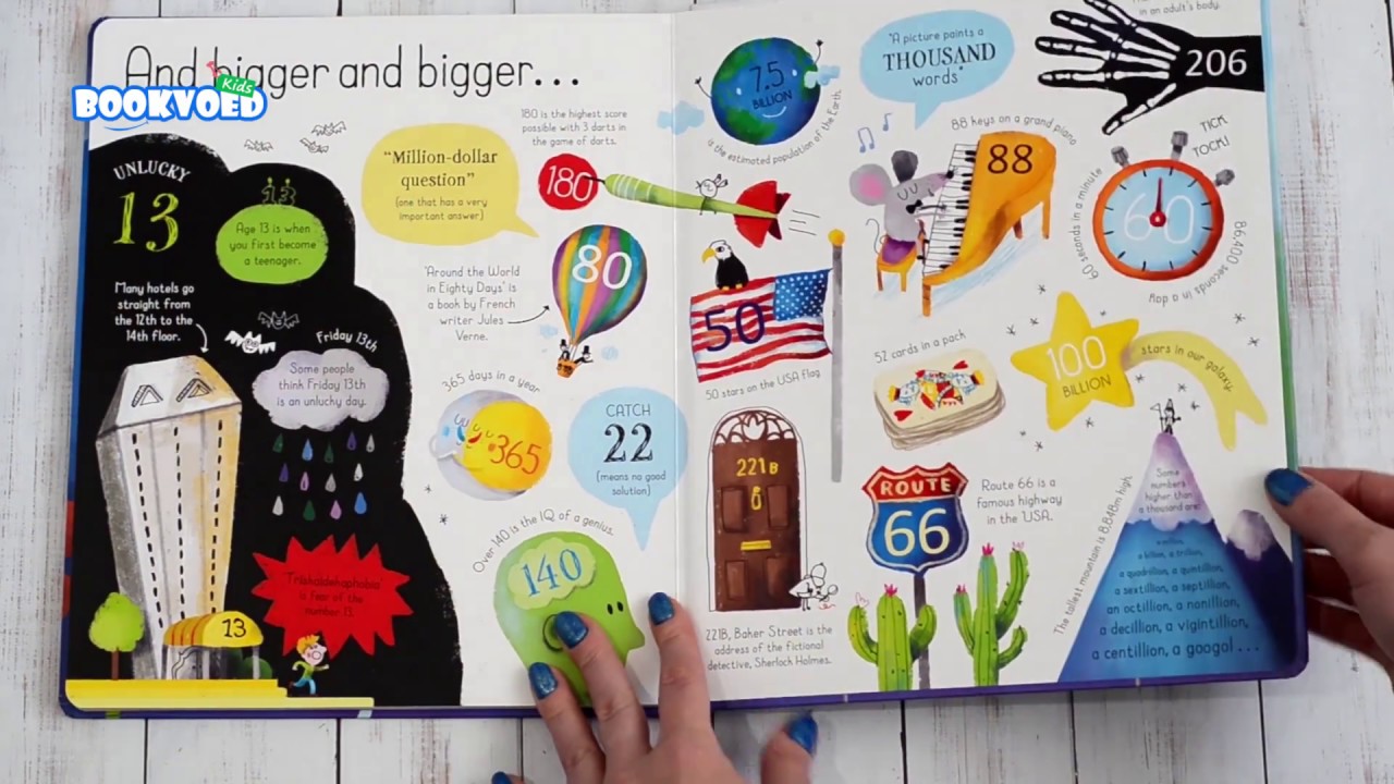 BIG BOOK OF NUMBERS - Usborne book - YouTube
