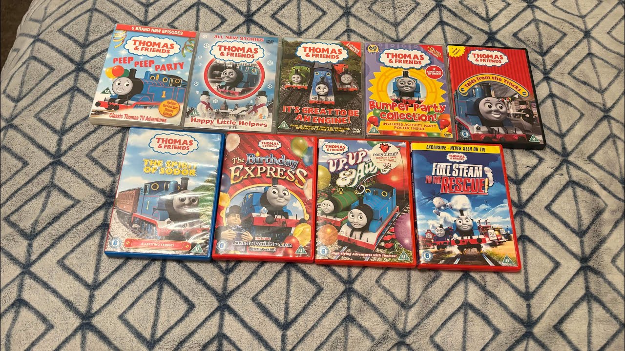 My Thomas & Friends Never Release Australian DVD Collection - YouTube