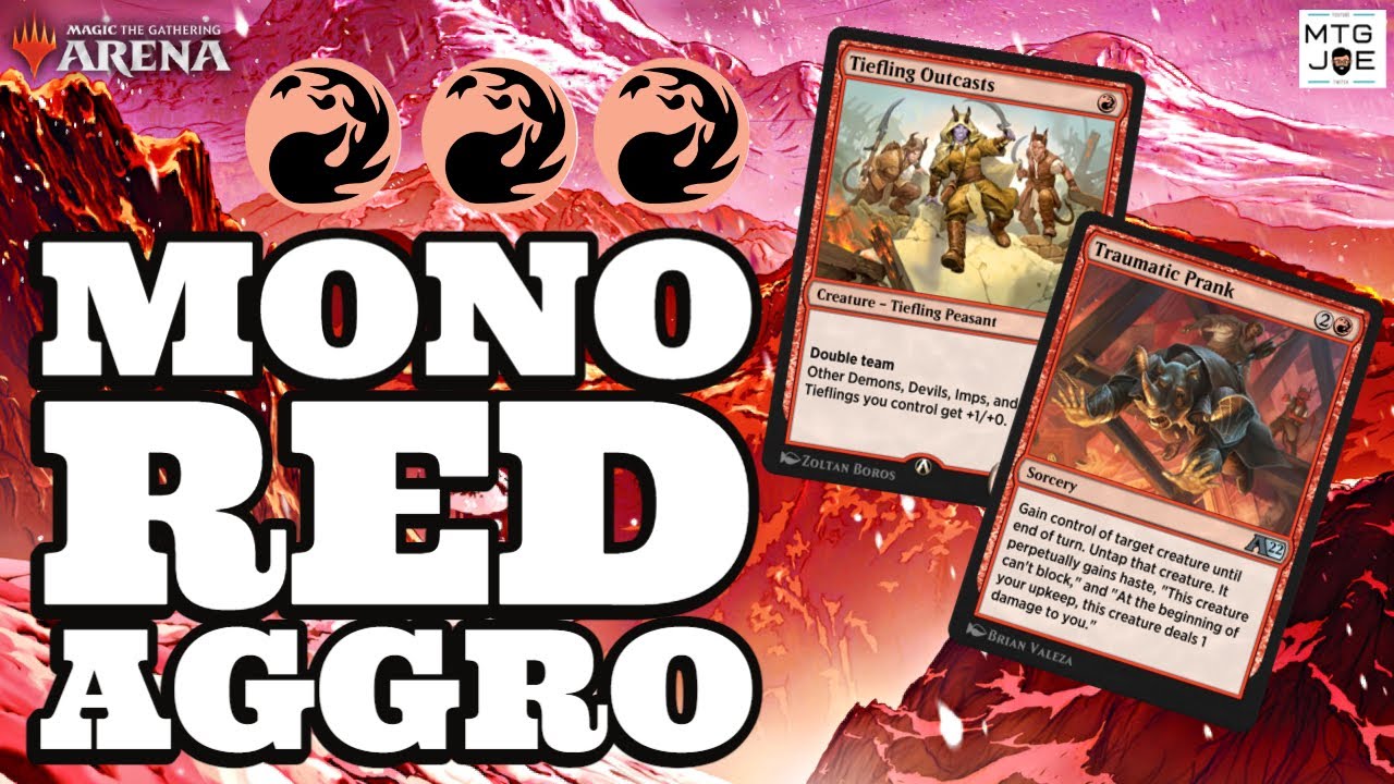 Magic Arena: MTG Traditional Alchemy Mono Red Aggro - YouTube