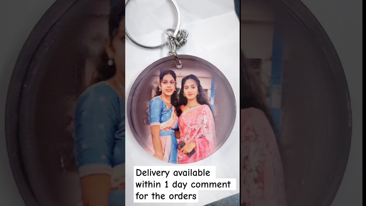 Customised Keychain ⛓️ #keychain #apt - YouTube