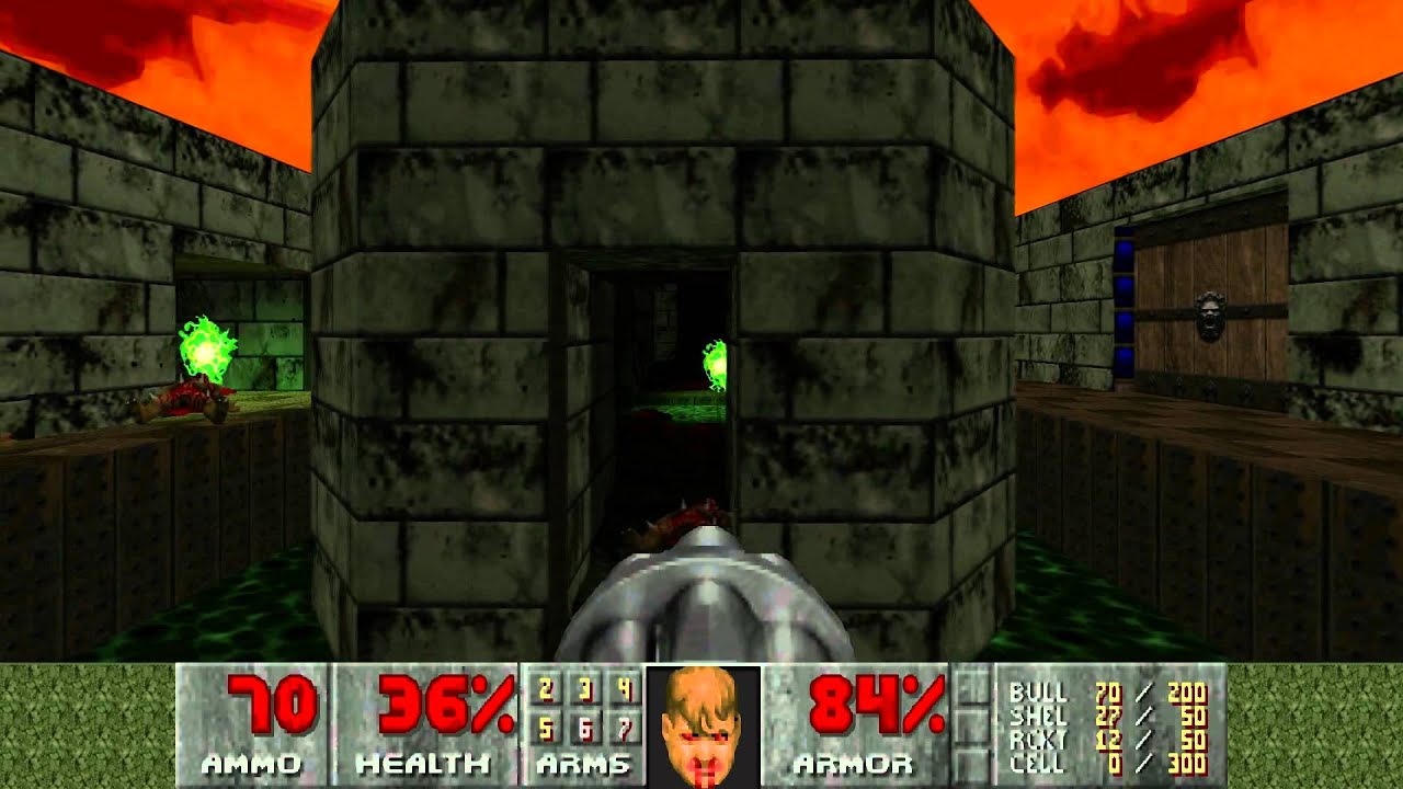 [Walkthrough HD] Doom: E4M1 - Hell Beneath (100% Secrets) - YouTube