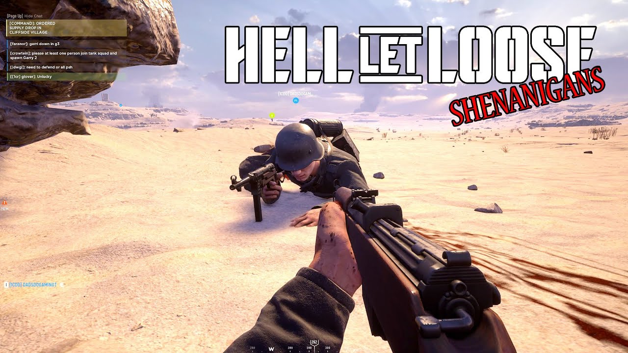 Funny Moments Hell Let Loose gameplay - Update 14 - 1CDO - YouTube