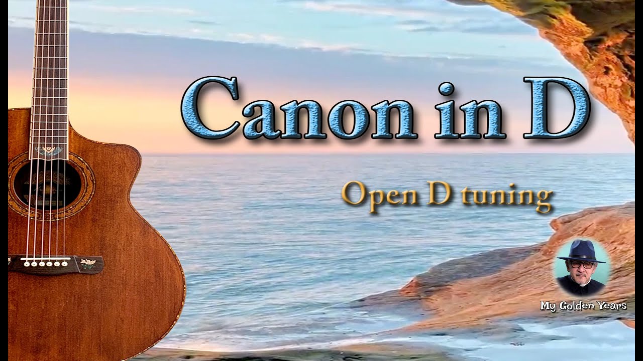 Canon in D (Guitar fingerstyle ) Open D tuning. Free tab download - YouTube