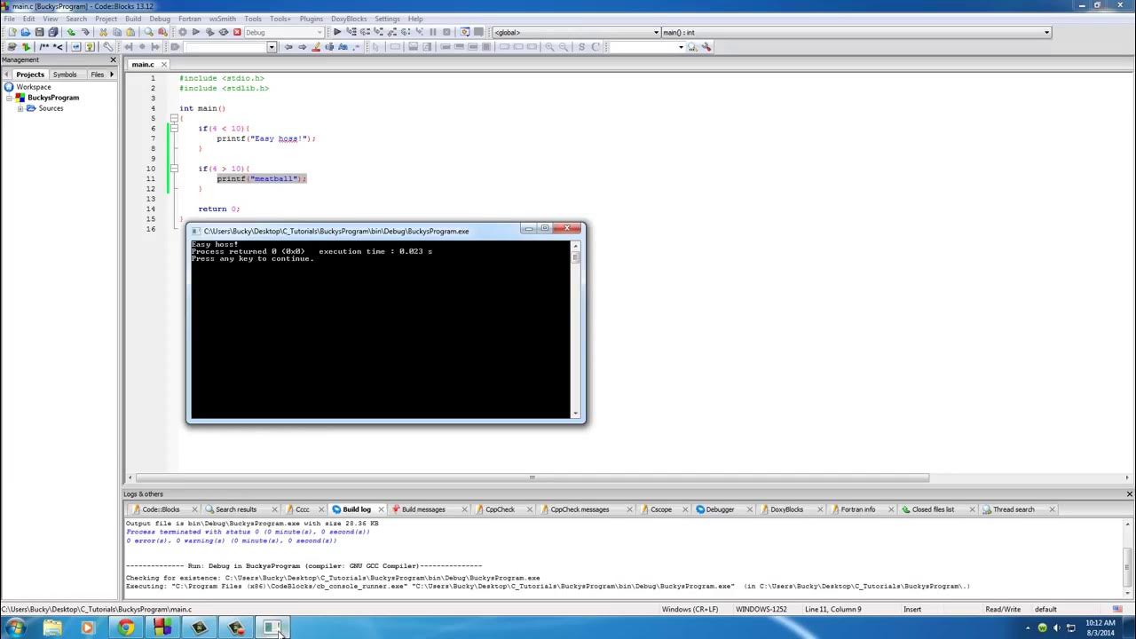 C Programming Tutorial 17 Making Decisions Using if Statements HD - YouTube